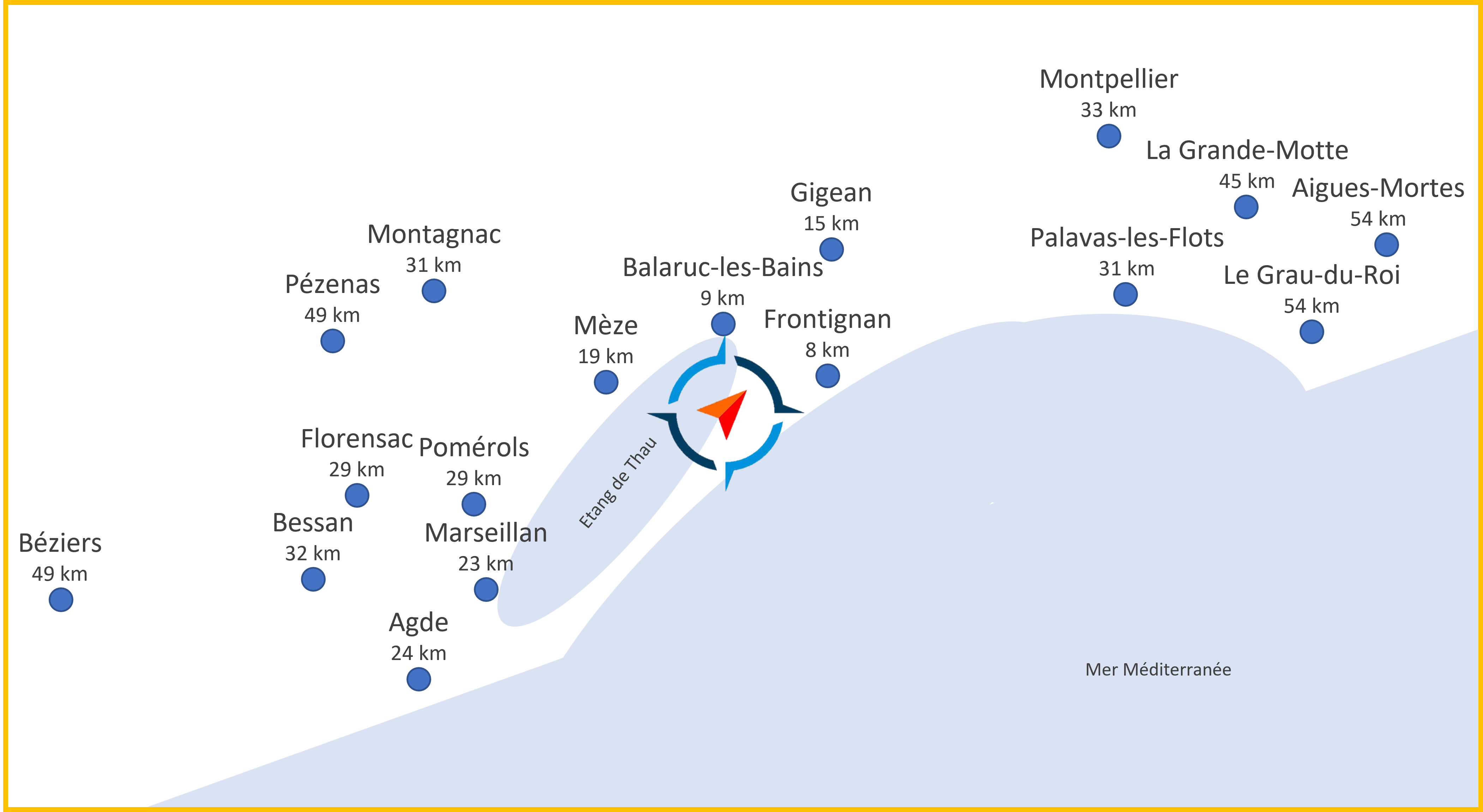 Villes et villages environnants – Escale paisible à Sète